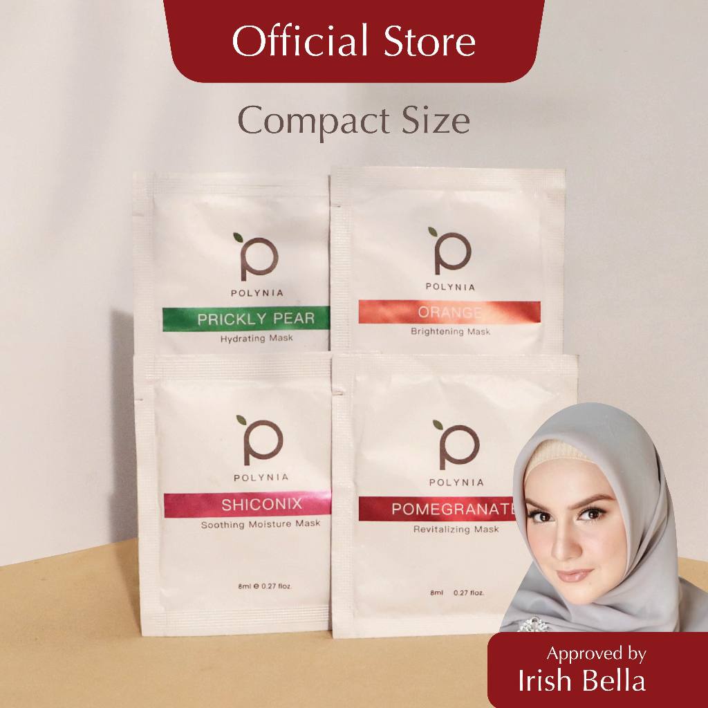 Jual POLYNIA Compact Size Face Mask mengurangi kerutan pada wajah BPOM ...