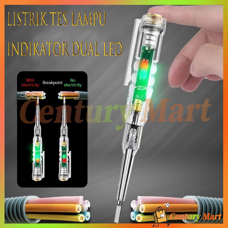 Jual Obeng Tespen minus Test Listrik Tes pen Lampu LED/Tespen Obeng ...