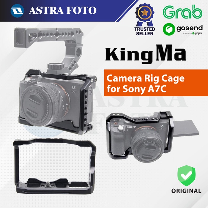 Jual Kingma Rig Cage Aluminum For Sony A7C - Camera Grip A7 C | Shopee ...