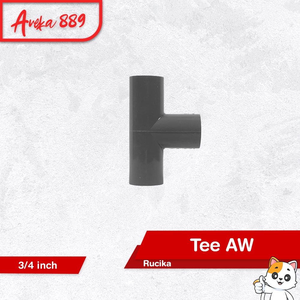 Jual TEE AW 3/4“ FITTING PIPA PVC MERK RUCIKA | T PARALON | Shopee Indonesia
