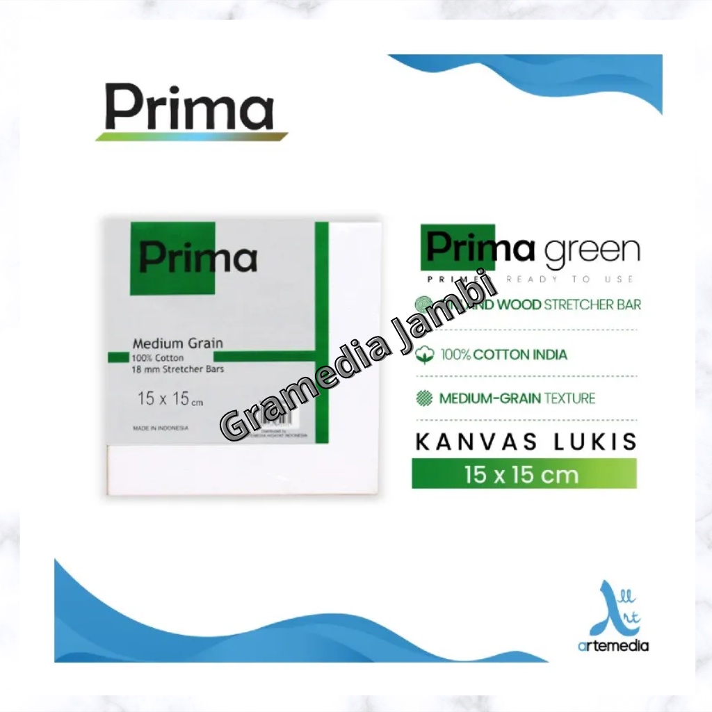 Jual Gramedia Jambi - PRIMA CANVAS GREEN 15X15 GREEN | Shopee Indonesia