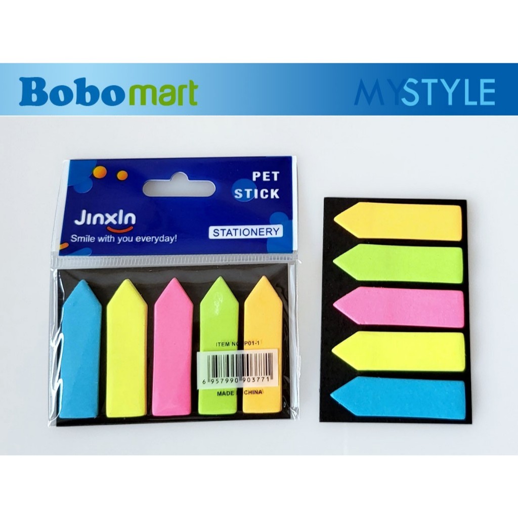 Jual STICKY NOTE PENANDA BUKU 100 LEMBAR 5 WARNA KOTAK STICKY NOTES ...