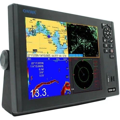 Jual KM series km-8x km-12x Marine GPS Chart plotter AIS TRANSPONDER ...