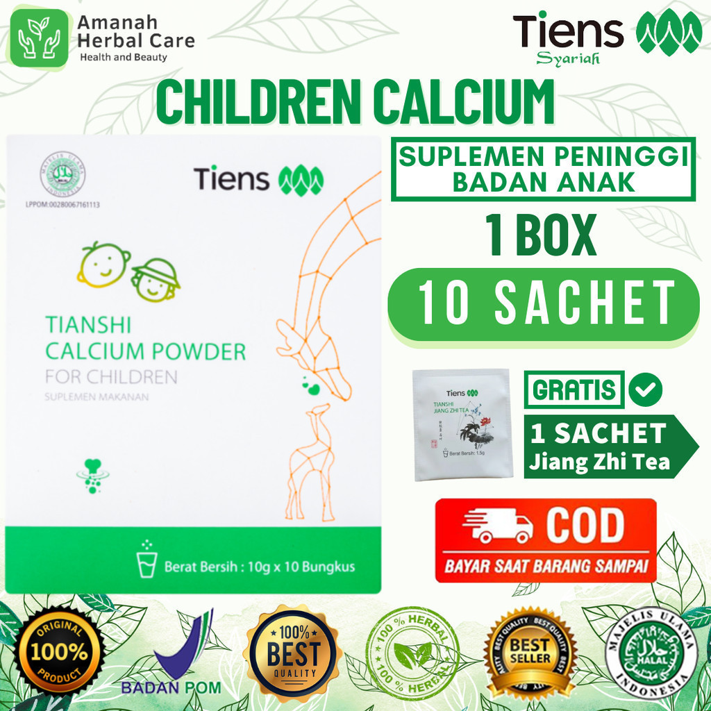 Jual Tianshi Calcium Powder for Children Susu Vitamin Anak dan ...