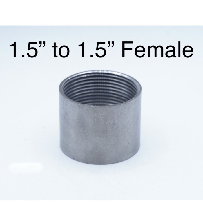 Jual Konektor Sambungan Coupling Fiting Drat Dalam Nipel Pipa Besi 1.5 ...