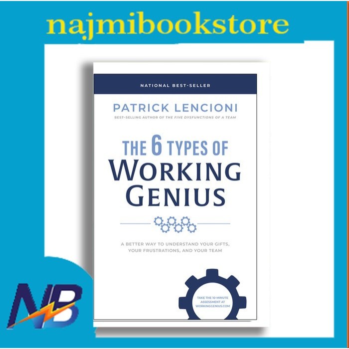 Jual The 6 Types of Working Genius by Patrick M. Lencioni | Shopee ...