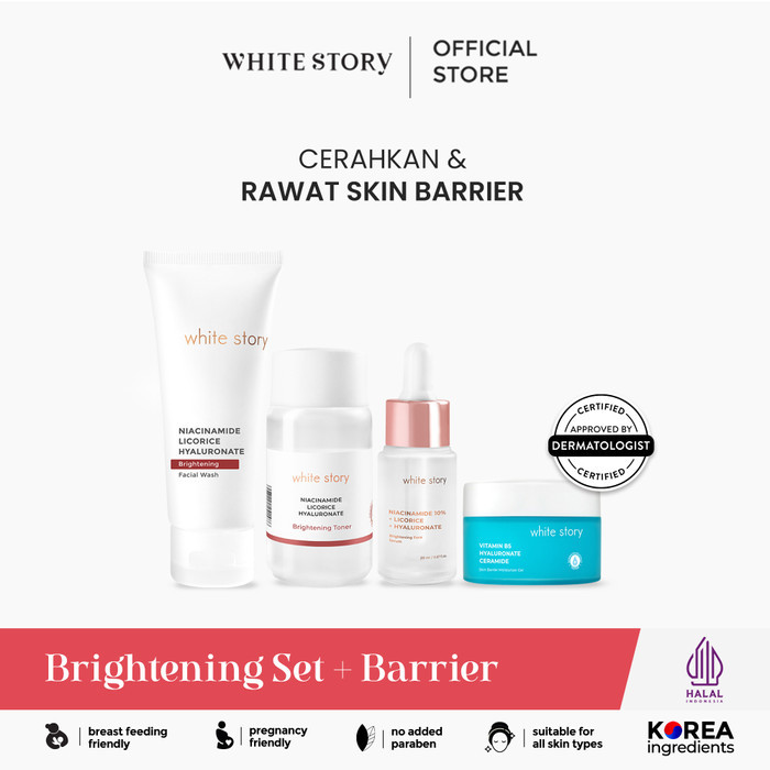 Jual White Story Complete Brightening Set & Barrier - Paket Pencerah ...