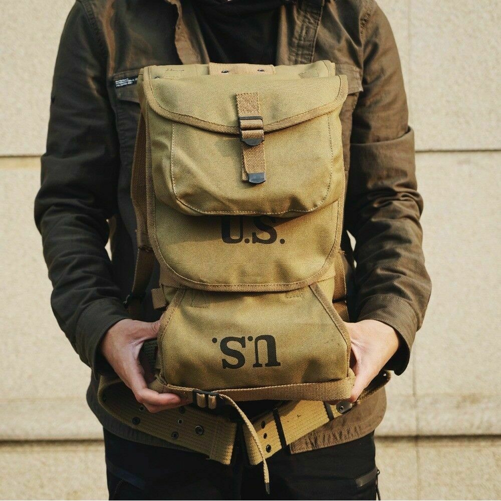 Jual MILITARY WW2 WWII US ARMY M1928 1942 FIELD KNAPSACK BACKPACK AND ...