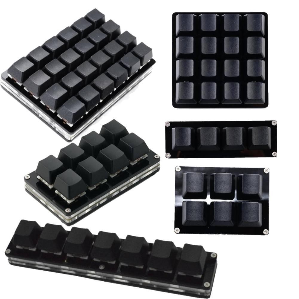 Jual Mini USB Custom Mechanical Keyboard 2/4/6/7/8/9/12/16/24 Keys ...
