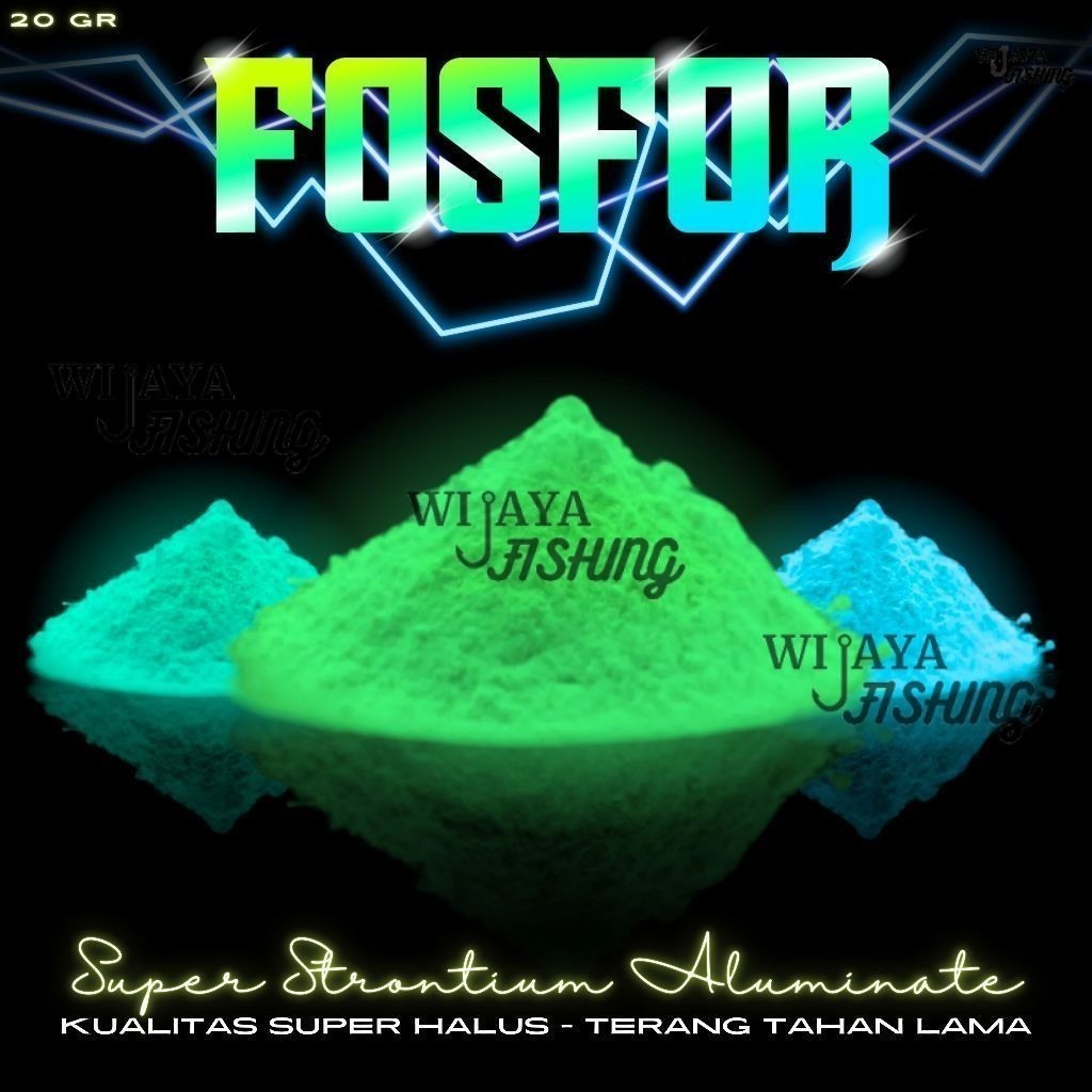 Jual Diamond Fosfor Powder Bubuk GID Campuran Metal Jig Green Tosca Sky ...