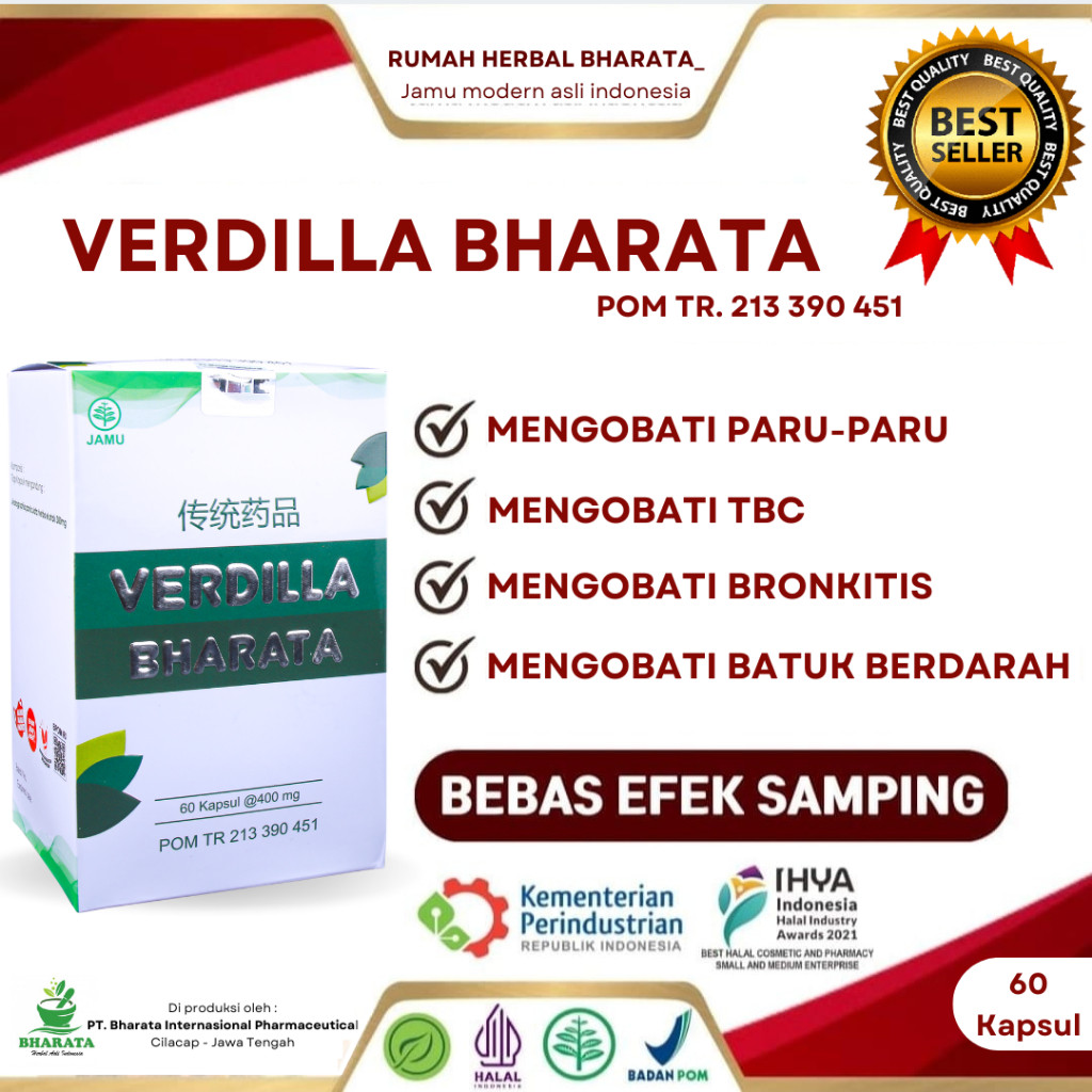 Jual Verdilla Bharata Obat Paru Paru TBC Asma Bronkhitis Batuk Berdarah ...
