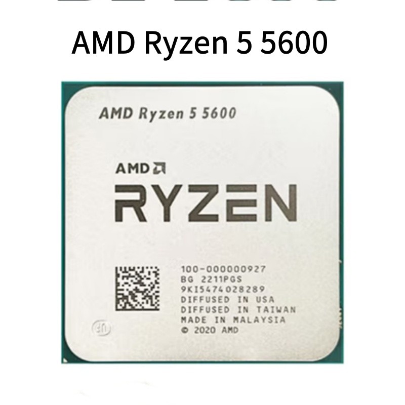 Jual Ryzen 5 5600 R5 5600 Desktops Processor 3.5 GHz 6-Cores 12-Threads ...
