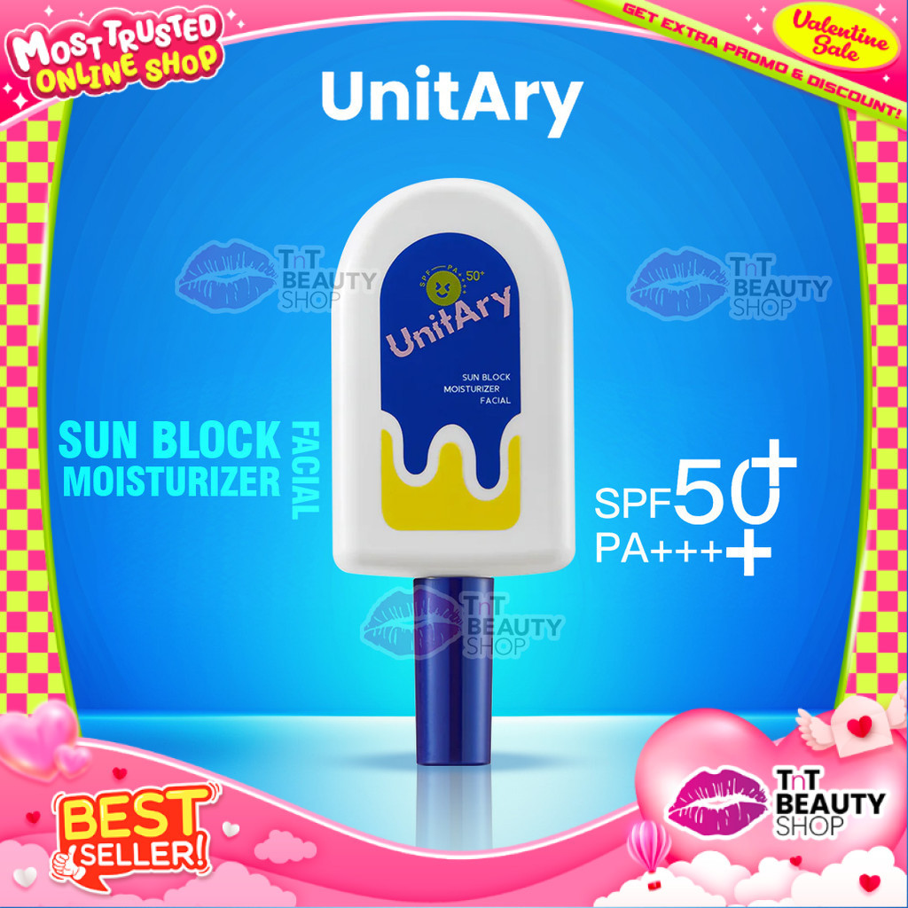 Jual Unitary Sun Block Moisturizer Facial SPF50+ PA ++++ 50ml Untuk ...