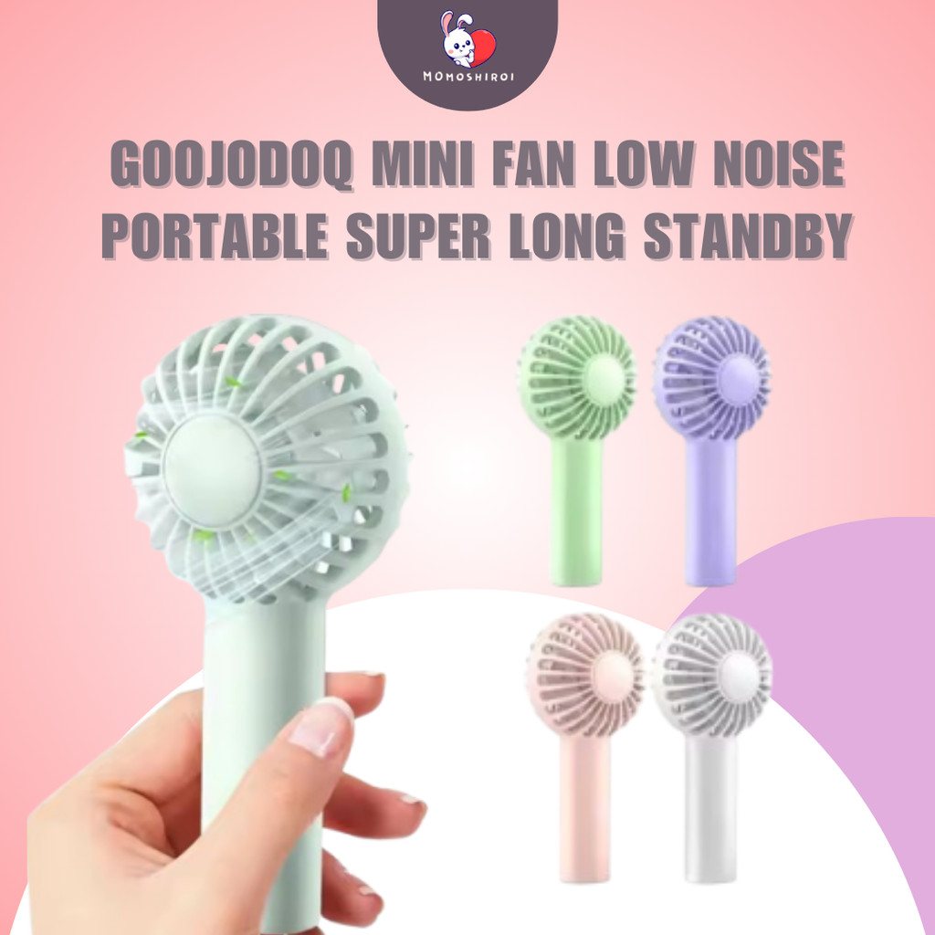 Jual GOOJODOQ Kipas Angin mini fan Dapat Genggam 3000mAh USB Portable ...