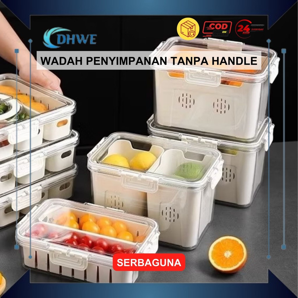 Jual DHWE - Kotak Penyimpanan Bahan Makanan Sayur Segar Daging Dengan ...