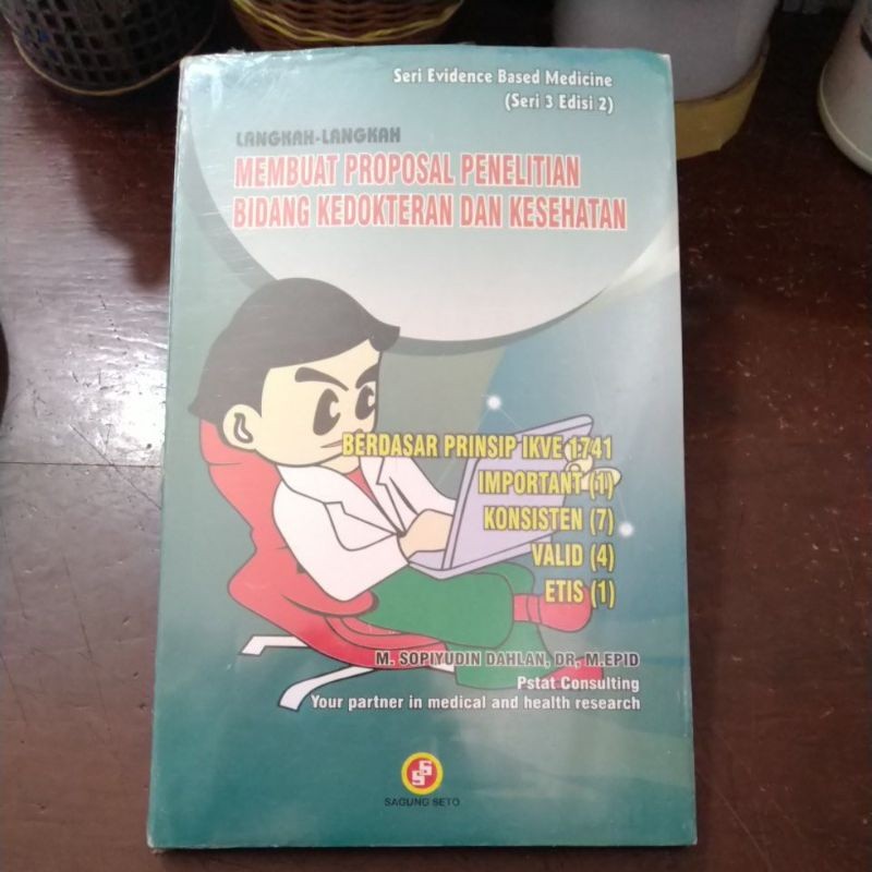 Jual Buku Langkah-langkah Membuat Proposal Penelitian Bidang Kedokteran dan Kesehatan / M ...