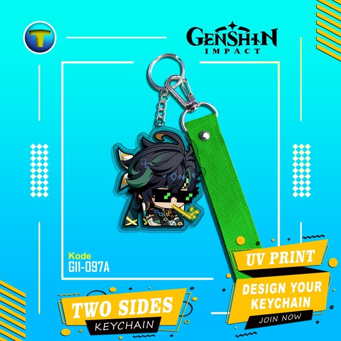 Jual Gantungan kunci Genshin Impact Kinich Keychain ganci akrilik ...