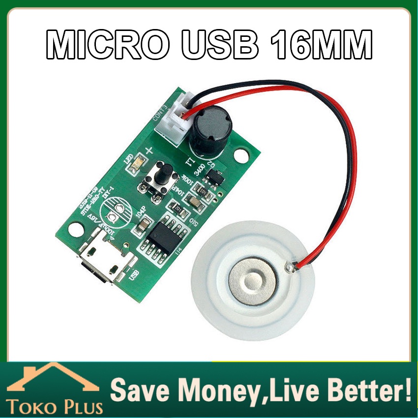 Jual Mist Maker 16mm 20mm Ultrasonic Atomizing Transducer Ceramic ...