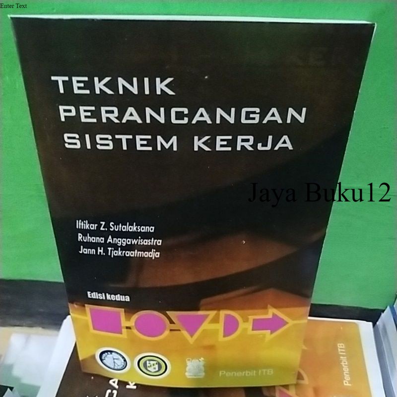 Jual Buku Teknik Perancangan sistem kerja by Iftikhar Z.Sutanlaksana ...