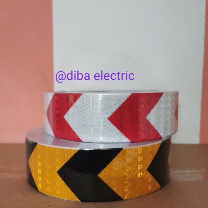 Jual Stiker panah/stiker anak panah/Reflektor/Reflective tape/Rambu ...