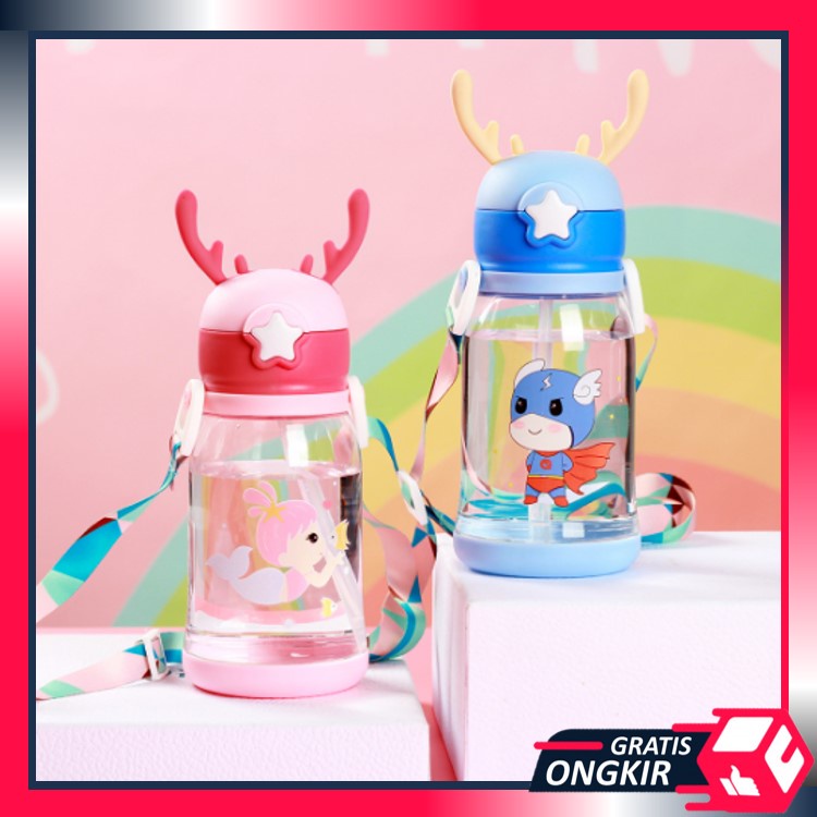 Jual Gratis Ongkir - Bo5928 Botol Minum Anak Model Tanduk Rusa Lucu ...