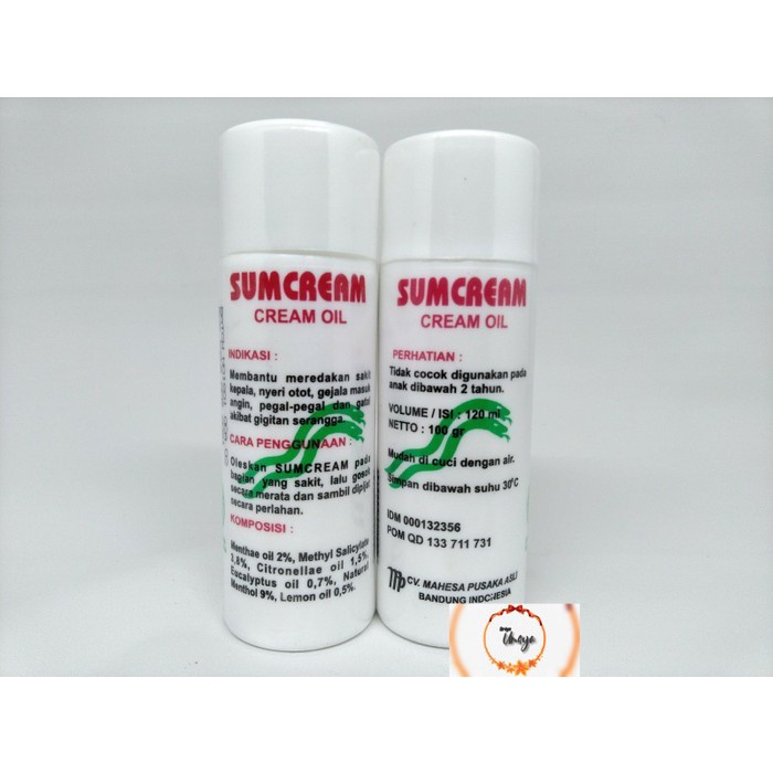 Jual Sumcream Sumbawa Cream Oil (Suncream) | Shopee Indonesia