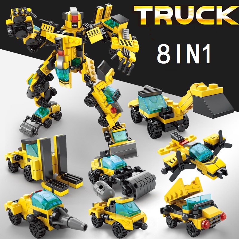 Jual Mainan Mobil Mainan Block Excavator Engineering Truk Mainan ...