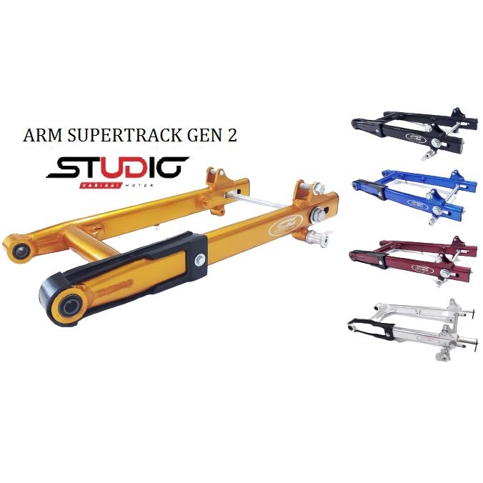 Jual Swing Arm Supertrack Gen 2 Supra 125 Double Disc Supra 125 Tromol ...