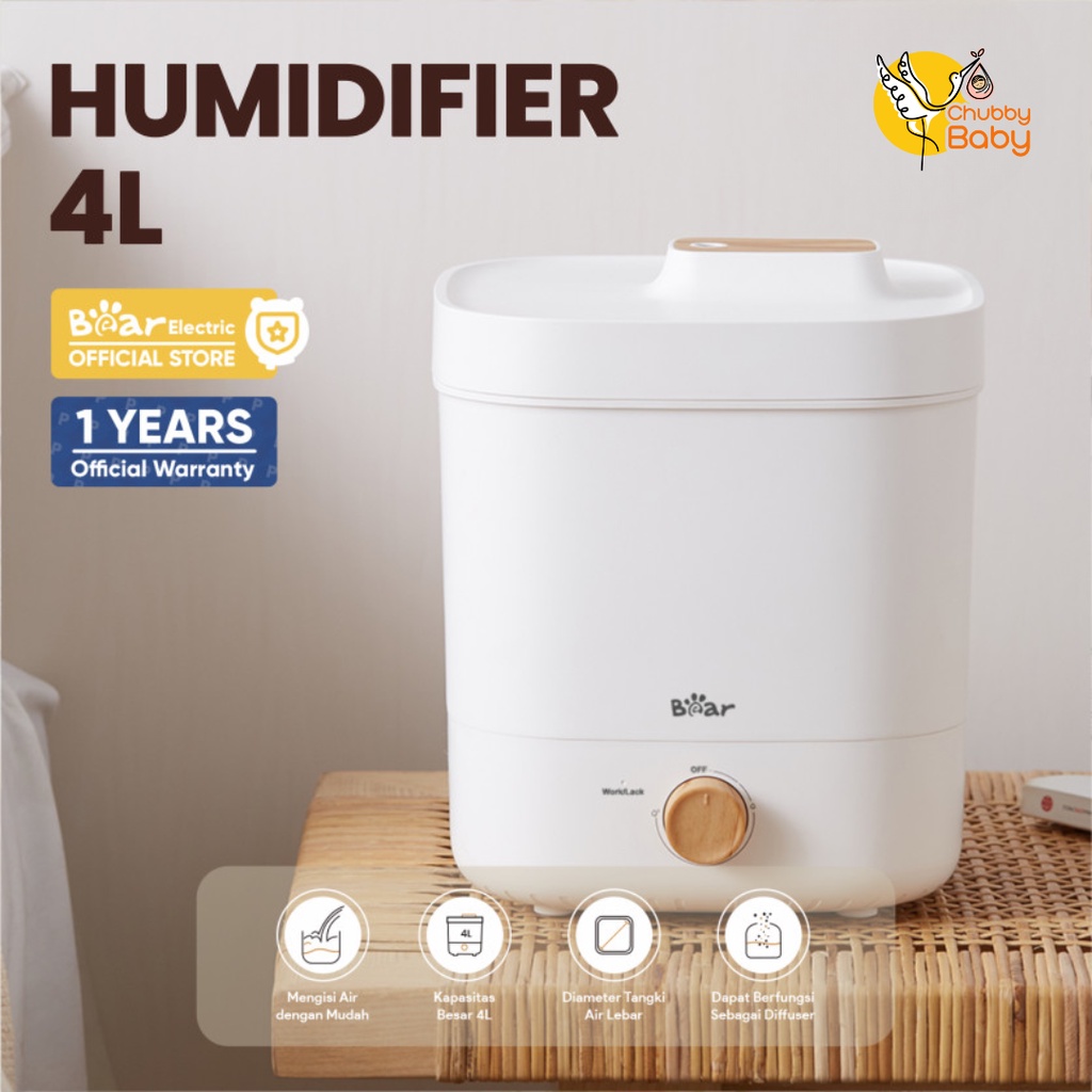 Jual BEAR Top Fill Humidifier 4L | Alat Penjaga Kelembaban Udara ...