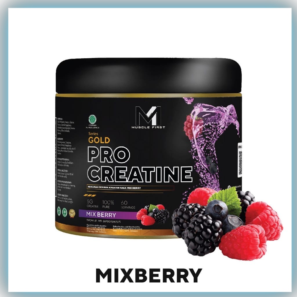 Jual PROCREATINE CREATIN KREATIN BUBBLEGUM MIX BERRY TROPICAL FRUIT ...