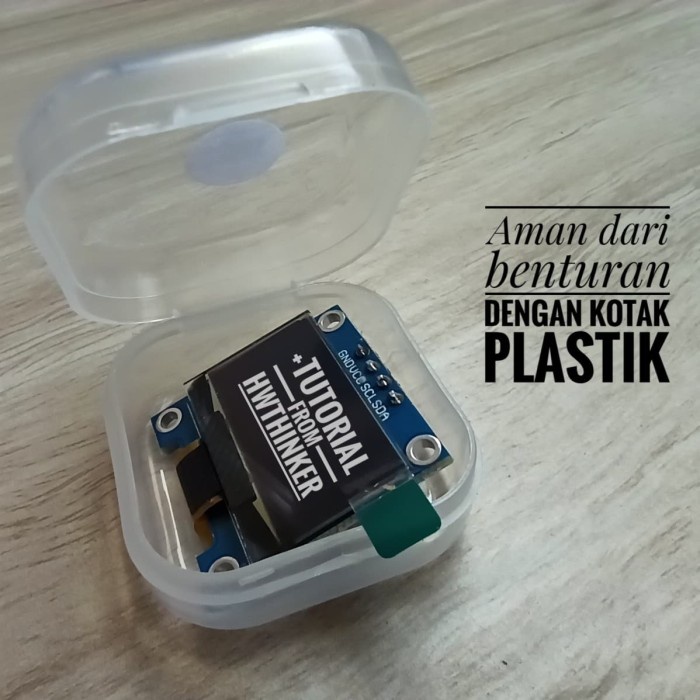 Jual Modul Display OLED 128x64 LCD I2C 0.96" Inch White Arduino 3S ...