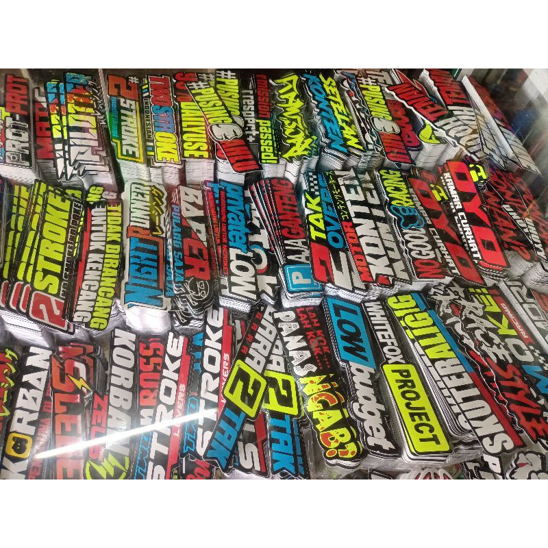 Jual Stiker motor keren dan unik isi 25 MURAH | Shopee Indonesia