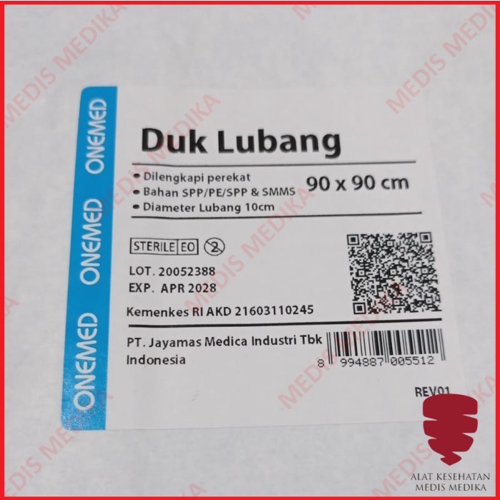 Jual Duk Steril 90X90 D10 Peralatan P3K Onemed Disposable Kain Operasi ...