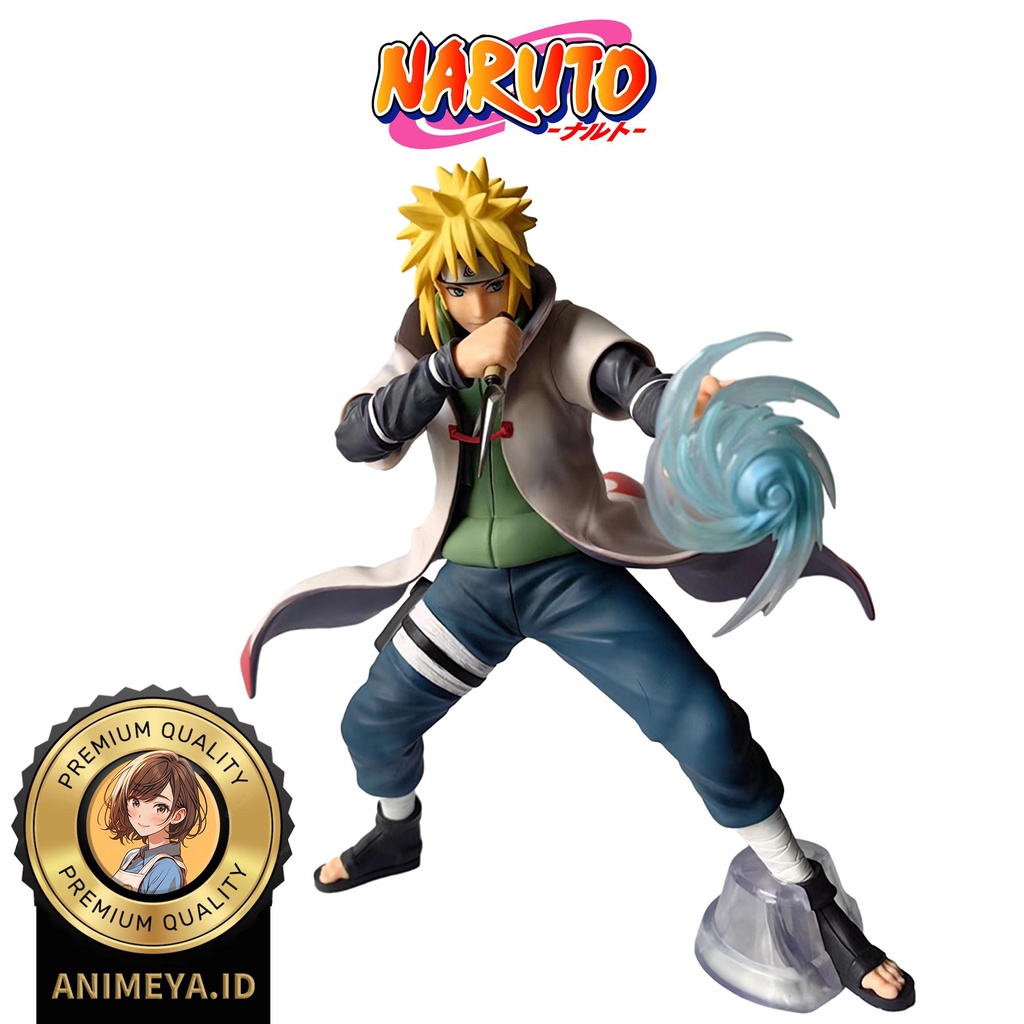 Jual ACTION FIGURE NARUTO MINATO NAMIKAZE RASENGAN YONDAIME 4TH HOKAGE ...
