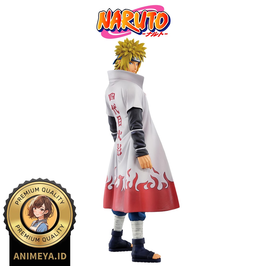 Jual ACTION FIGURE NARUTO MINATO NAMIKAZE 4TH HOKAGE KONOHA YELLOW ...