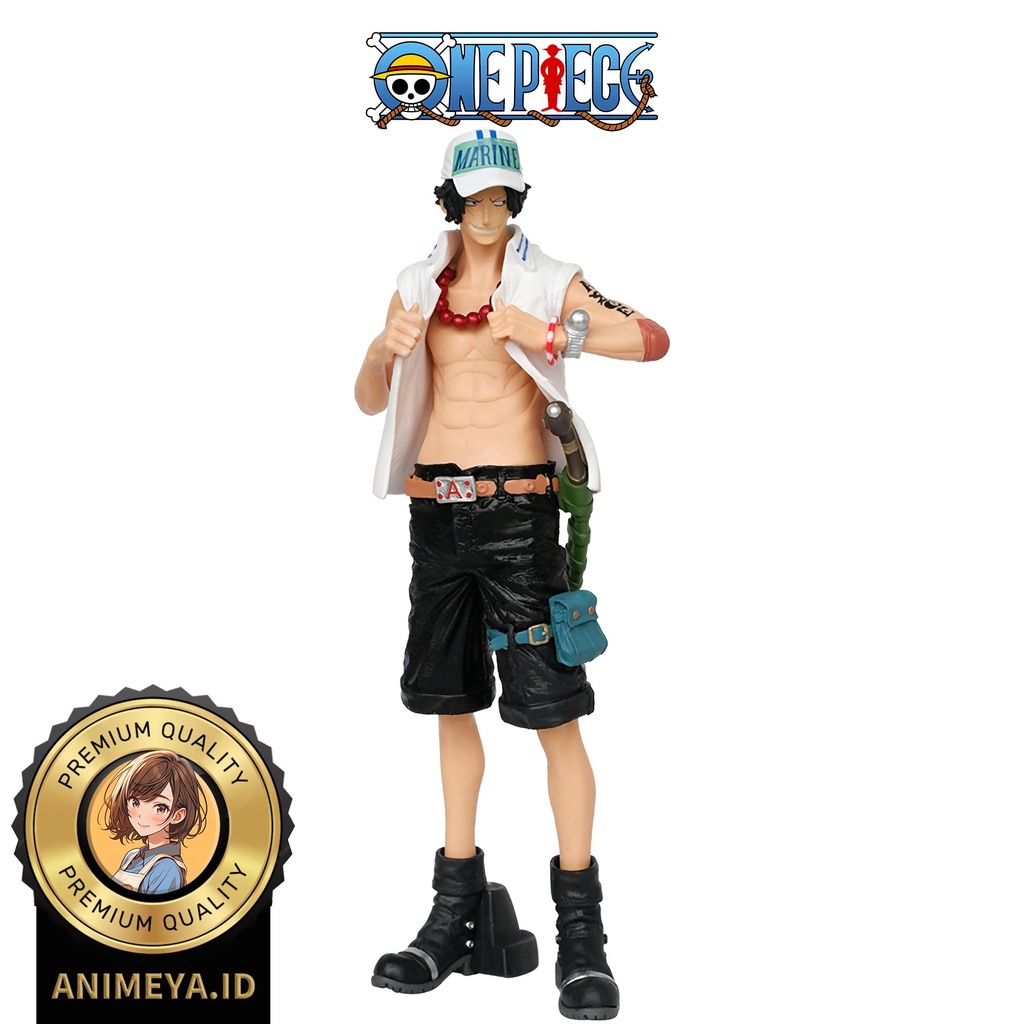Jual ACTION FIGURE ONE PIECE PORTGAS D. ACE II MARINE KOLEKSI PATUNG ...