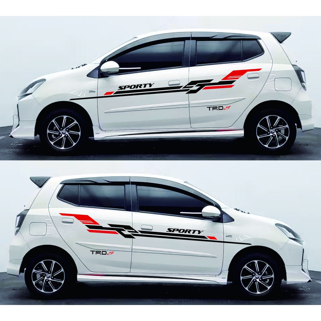 Jual Stiker Sticker cutting mobil lis variasi body samping agya ayla ...