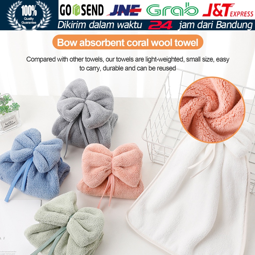Jual Coral Fleece Handuk Lembut Menyerap / Handuk Tangan / Lap Tangan ...