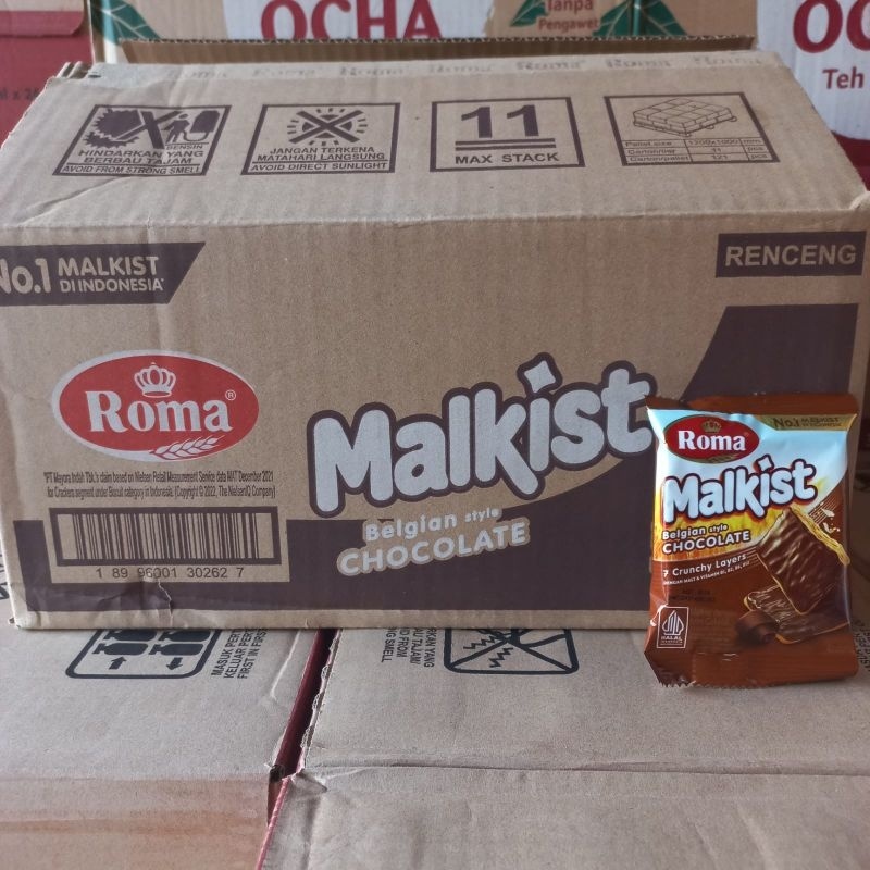 Jual Roma malkis 18 gram 1 dus isi 12 renceng 1 renceng isi 10 pcs ...