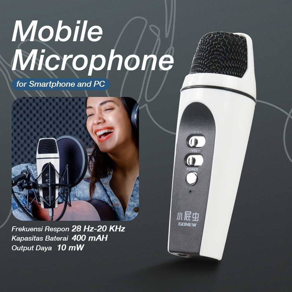 Jual Mobile Microphone for Smartphone and PC | Shopee Indonesia