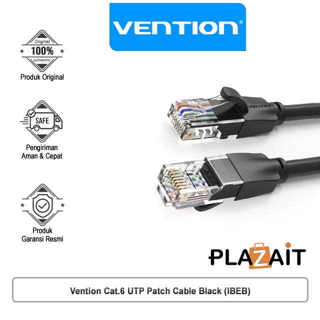Jual Vention IBE Kabel Lan Ethernet RJ45 Cat.6 | Shopee Indonesia