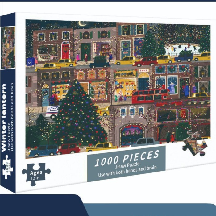 Jual Jigsaw Puzzle 1000 Keping / Pcs (Hari Raya Natal Musim Dingin ...