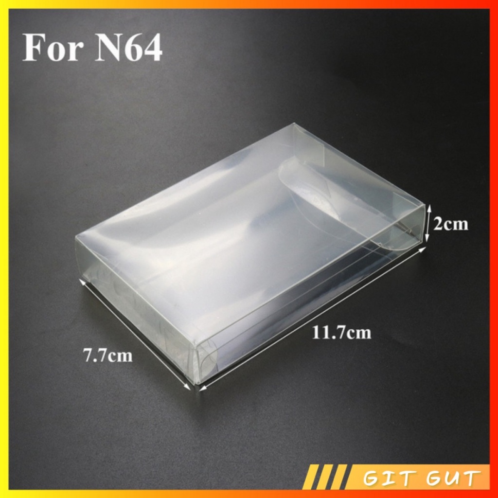 Jual N64 Nintendo 64 Transparant Case Box Plastik Mika Kaset Game Cover ...