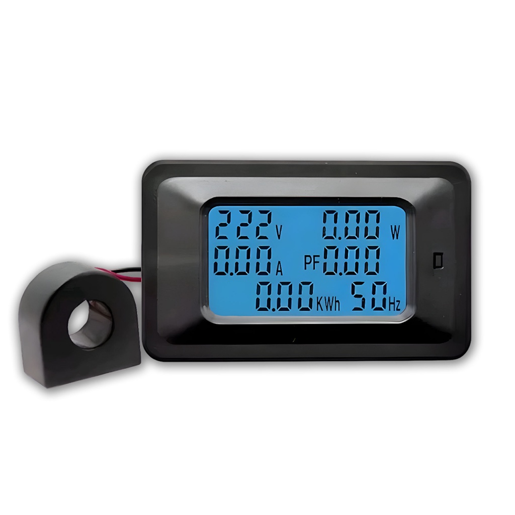 Jual Power Monitor Daya Digital Multifungsi 100A AC 110 220V Wattmeter ...