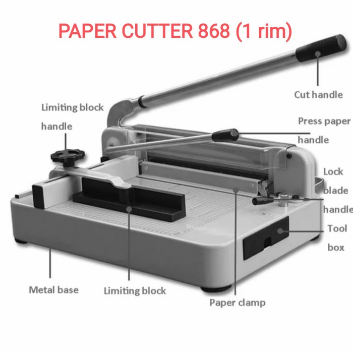 Jual Mesin Pemotong Kertas 868 A3 Atau Paper Cutter 868 A3 Shopee