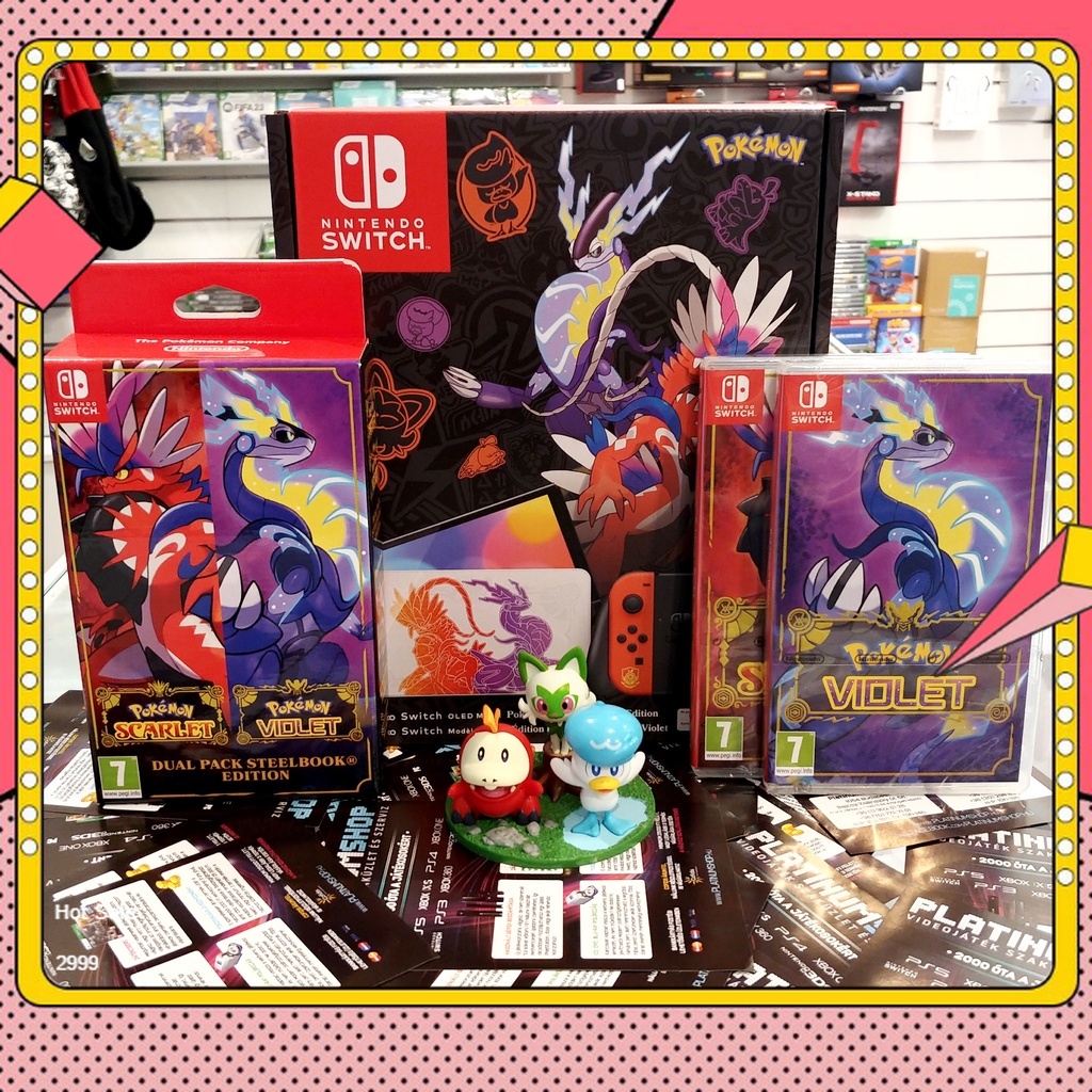 Jual Nintendo Switch OLED Pokemon Scarlet & Violet Edition | Shopee ...