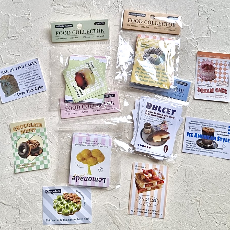 Jual [GW] 30 pcs Sticker Deco Makanan Stiker Journal | Shopee Indonesia