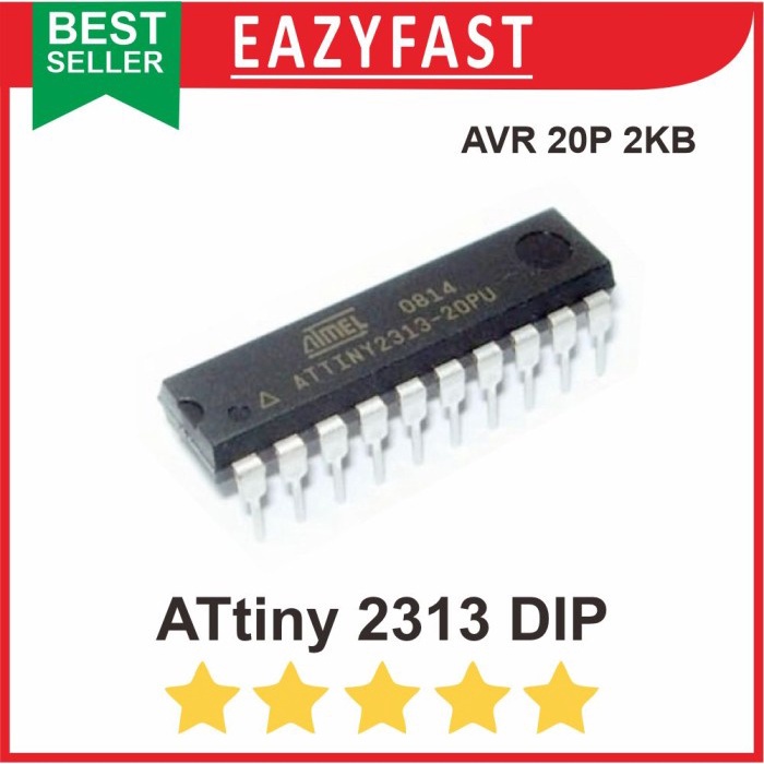 Jual IC Atmel ATTiny2313 ATTiny AT Tiny 2313 Chip Micro Mikro Controller uC | Shopee Indonesia