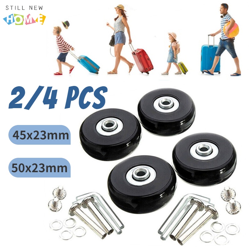 Jual 2/4pcs Roda Koper Pengganti Karet Roda Pengganti Bagasi Roda Koper ...