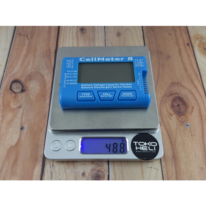 Jual AOK Cell Meter 8 Servo / ESC / Lipo Battery Capacity Checker ...